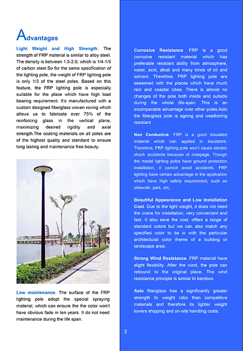 TRỤ COMPOSITE LIGHTING POLE